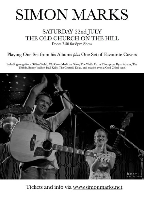 SIMON MARKS – Special Acoustic Concert – Bendigo Blues & Roots